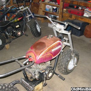 Baja and Honda CL350 tank | OldMiniBikes.com