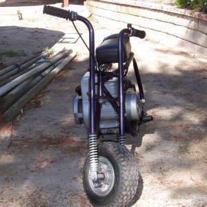 Powerplant with a "wide" look ! | OldMiniBikes.com