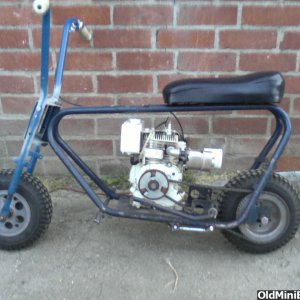 Bonanza with Trailhorse front end | OldMiniBikes.com