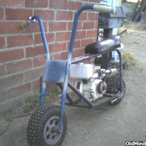 Bonanza with Trailhorse front end | OldMiniBikes.com