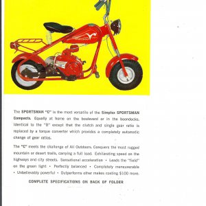 1964_Simplex_Sportsman_Compact_Model_C | OldMiniBikes.com