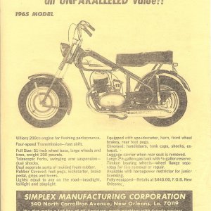 1964_Simplex_Sportsman_Compact_Model_B1 | OldMiniBikes.com