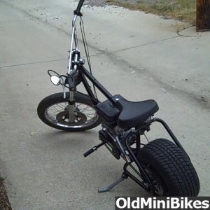 Mini Baja with GS425 fork swap. | OldMiniBikes.com