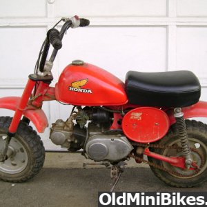 '79 Honda 50 Left Side | OldMiniBikes.com
