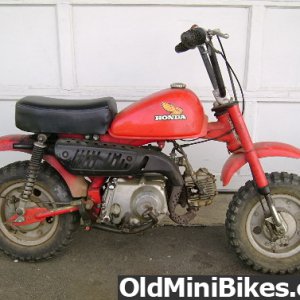 '79 Honda 50 Right Side | OldMiniBikes.com