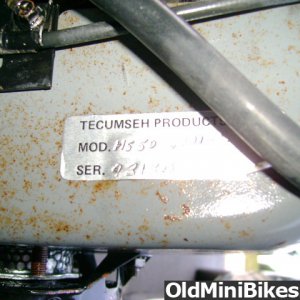 Tecumseh Factory Replacement Engine HS50 | OldMiniBikes.com