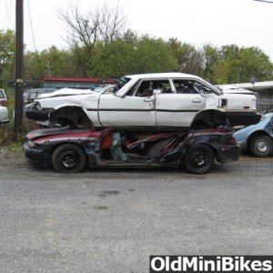 Wrecked Car 2 | OldMiniBikes.com