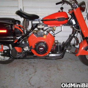 1960 Cushman Eagle Customized | OldMiniBikes.com