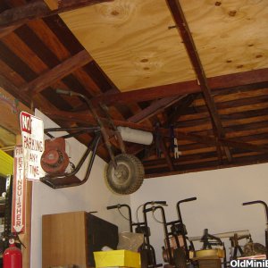 taco mini bike garage art | OldMiniBikes.com