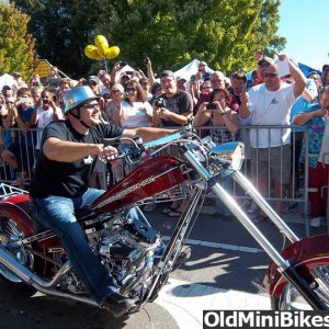 Paul Jr. Designs Carolina Carports chopper | OldMiniBikes.com