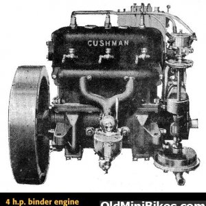 Cushman Binder 4hp Engine | OldMiniBikes.com