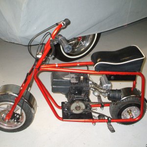 Left side without clutch cover | OldMiniBikes.com