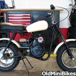 Completed minibike. | OldMiniBikes.com