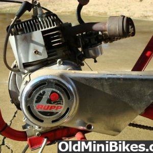 1970 Rupp Sprint chain guard. | OldMiniBikes.com