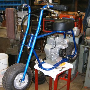 Flexo Blue | OldMiniBikes.com