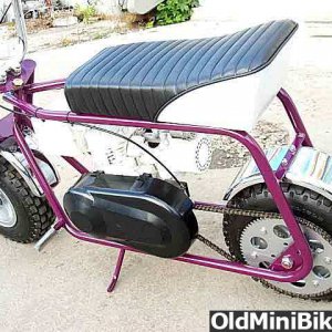 70 Spyder Left side. | OldMiniBikes.com