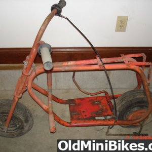 Cat 250X As picked up...VERY rough. | OldMiniBikes.com
