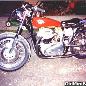 vintage bsa drag bike 1971 | OldMiniBikes.com