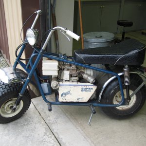 My VT-7 with electric start. | OldMiniBikes.com