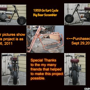 Go Kart Cycle Big Bear Scrambler | OldMiniBikes.com