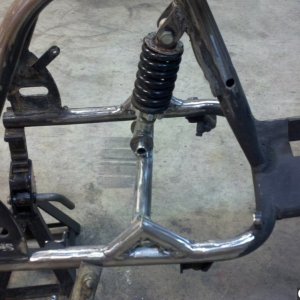 Baja warrior- Home made rear suspension | OldMiniBikes.com