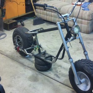 Baja warrior- Home made rear suspension | OldMiniBikes.com