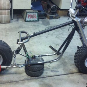 Baja warrior- Home made rear suspension | OldMiniBikes.com