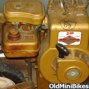 Briggs Raptor III - Rebuilt & Modified | OldMiniBikes.com