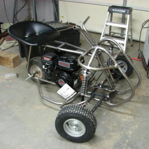 home built reverse trike | OldMiniBikes.com