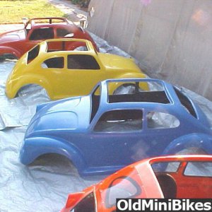 Fiberglass Bug Go Kart bodies | OldMiniBikes.com