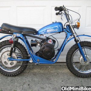 Speedway Blue Angle | OldMiniBikes.com