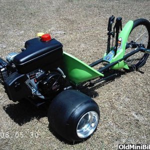 GREEN MACHINE conversion | OldMiniBikes.com