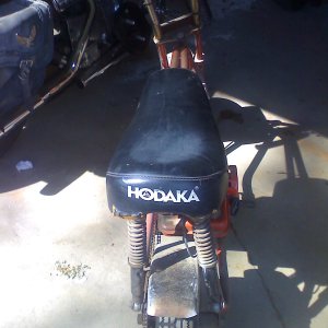 CAT 400X Back | OldMiniBikes.com