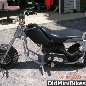 custom fabbed fat tire mini | OldMiniBikes.com