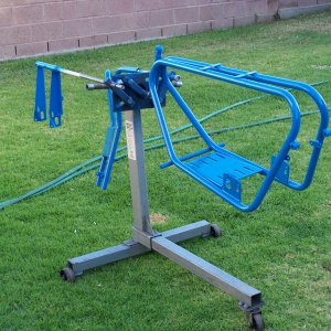 Mini Bike Paint and Assembly stand. | OldMiniBikes.com