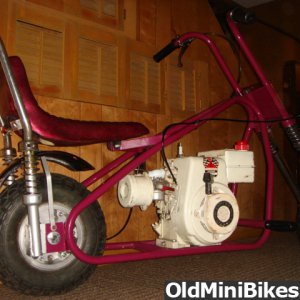Power-Dyne Wire Wheel Bike circa 1972 | OldMiniBikes.com
