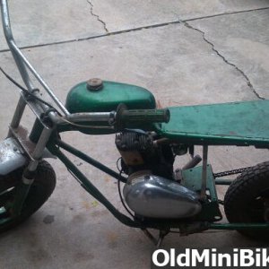 Daughter brought this home, can anyone identify it? | OldMiniBikes.com