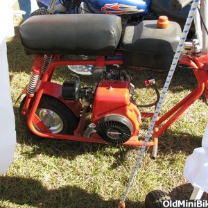 mini bikes at Florida Flywheelers festival | OldMiniBikes.com