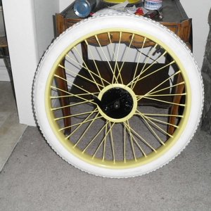 simplex wheel w/coker tire | OldMiniBikes.com