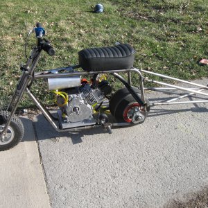 wheelie bar...installed | OldMiniBikes.com