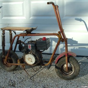 Foremost Golden Pinto | OldMiniBikes.com