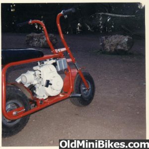 Trojan minibike circa 1966 | OldMiniBikes.com