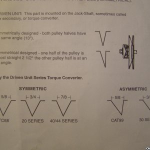 Comet driven clutch id chart | OldMiniBikes.com