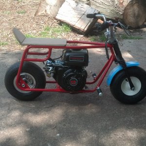 ruttman? after paint | OldMiniBikes.com