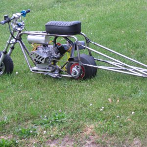 front end installed | OldMiniBikes.com