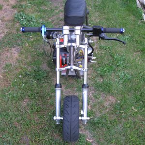 front end installed | OldMiniBikes.com
