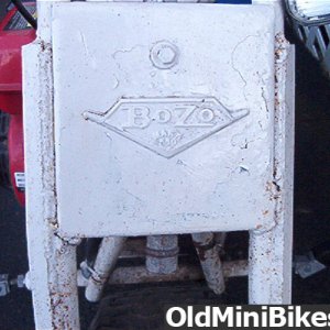 Bozo plate | OldMiniBikes.com