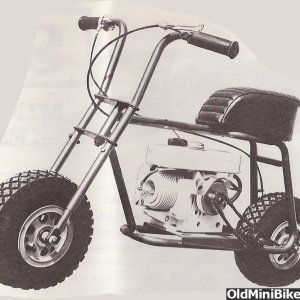 Blue Flexo | OldMiniBikes.com