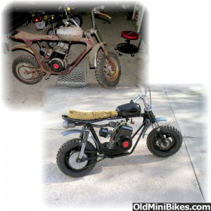 A lttle work done. | OldMiniBikes.com