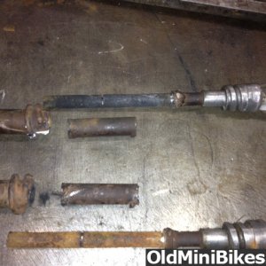 NITRO 44 Mini Drag Bike ROLLING CHASSIS | OldMiniBikes.com